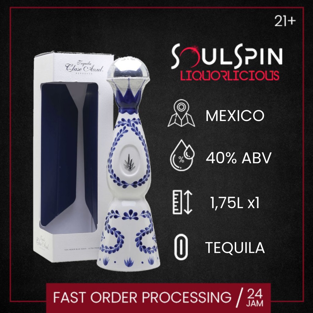 Jual Clase Azul Reposado Tequila 1.75L | Shopee Indonesia