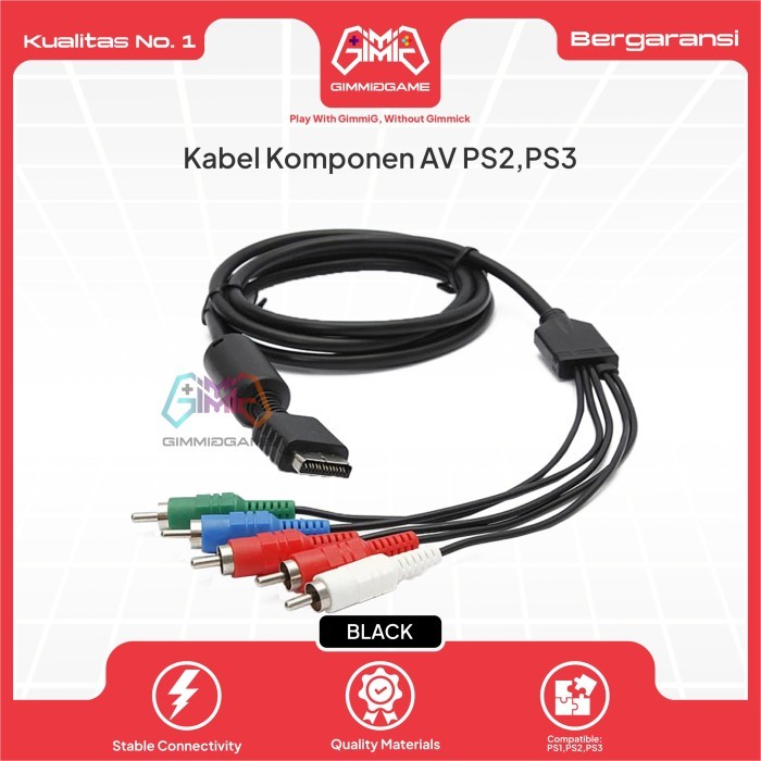 Jual Kabel Cable Komponen Component AV PS2 PS3 | Shopee Indonesia