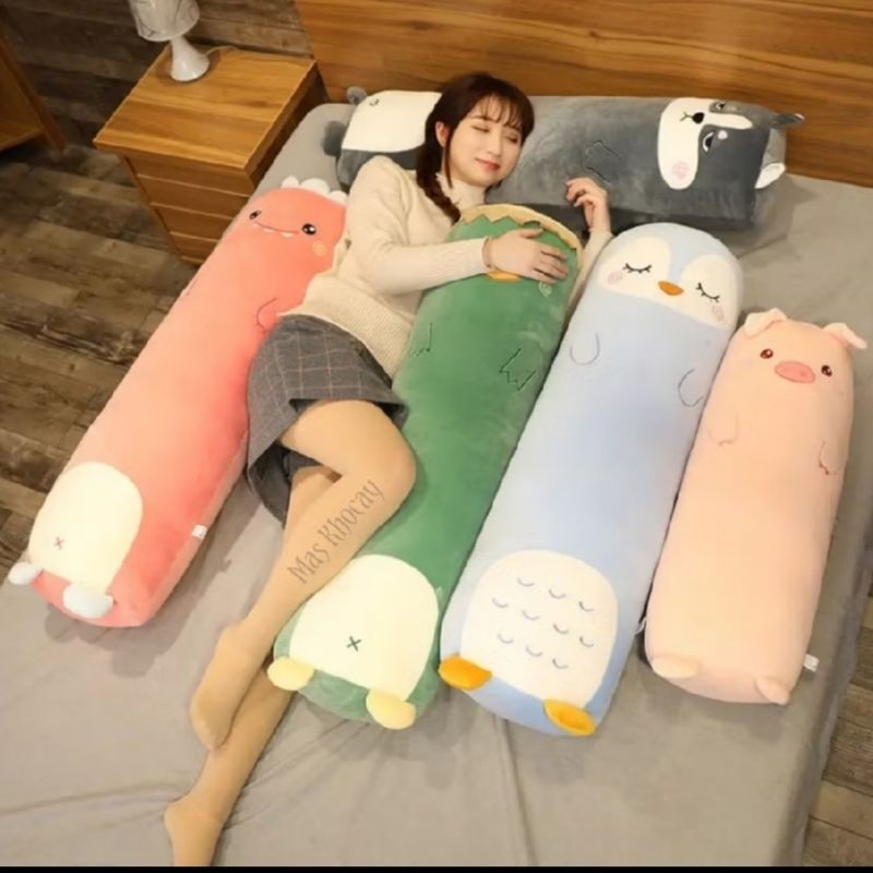 Jual Boneka Guling Animal Karakter Hewan Guling Karakter Animal Bahan ...