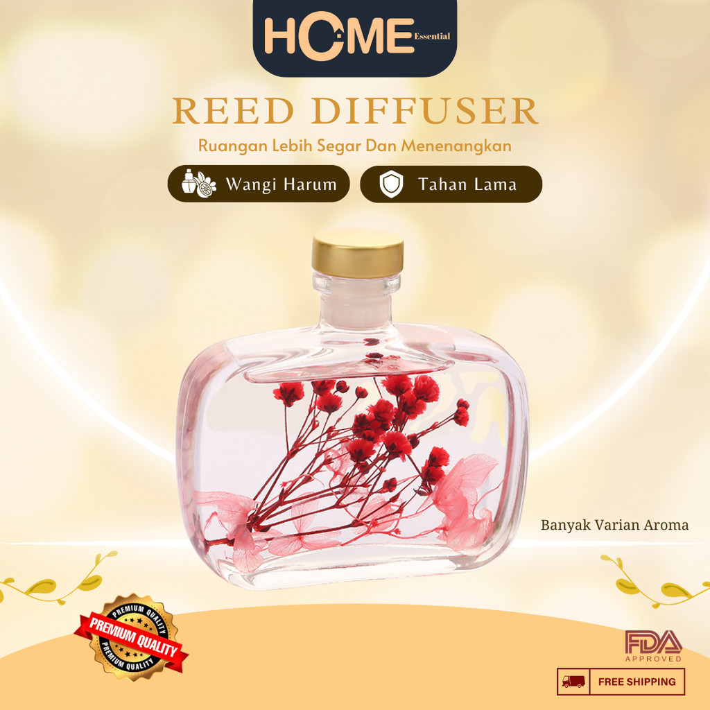 Jual (HE) Home Essential Reed Diffuser Alat Pengharum Ruangan Parfum ...