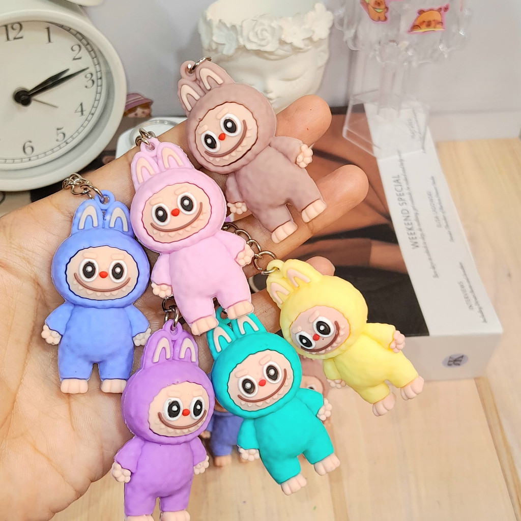Jual Mainan anak GANTUNGAN KUNCI LABUBU / ganci karakter labubu ...