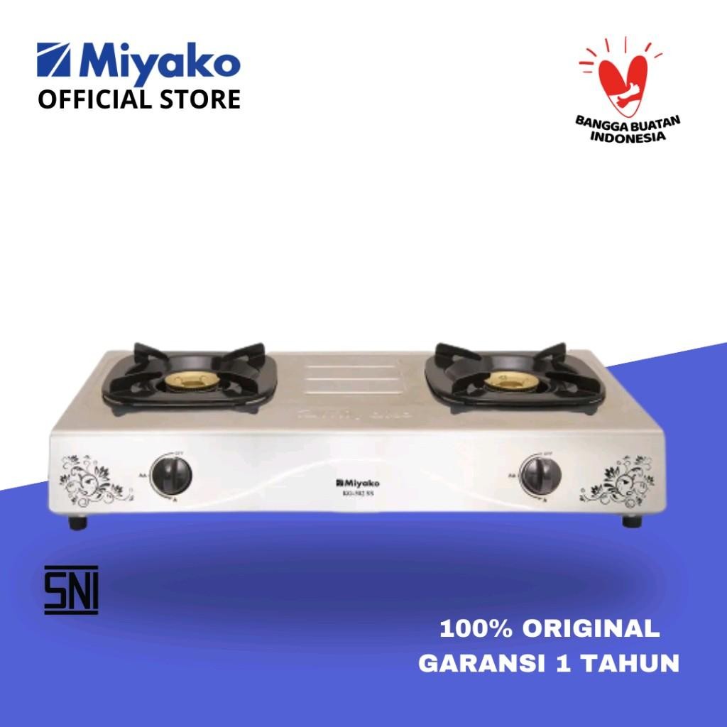 Jual Miyako Kg 502 Ss Kompor Gas 2 Tungku Stainless Steel Miyako ...