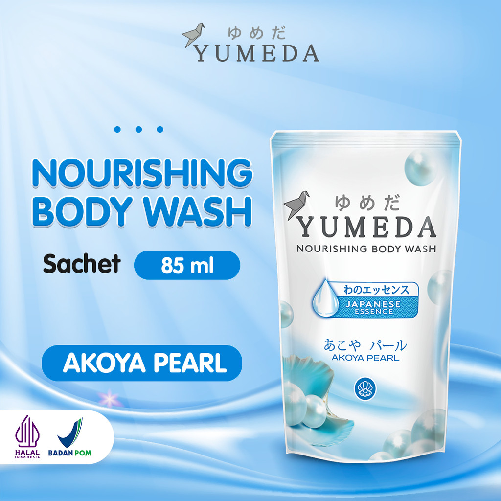 Jual YUMEDA Nourishing Body Wash Akoya Pearl Sachet 85mL | Shopee Indonesia