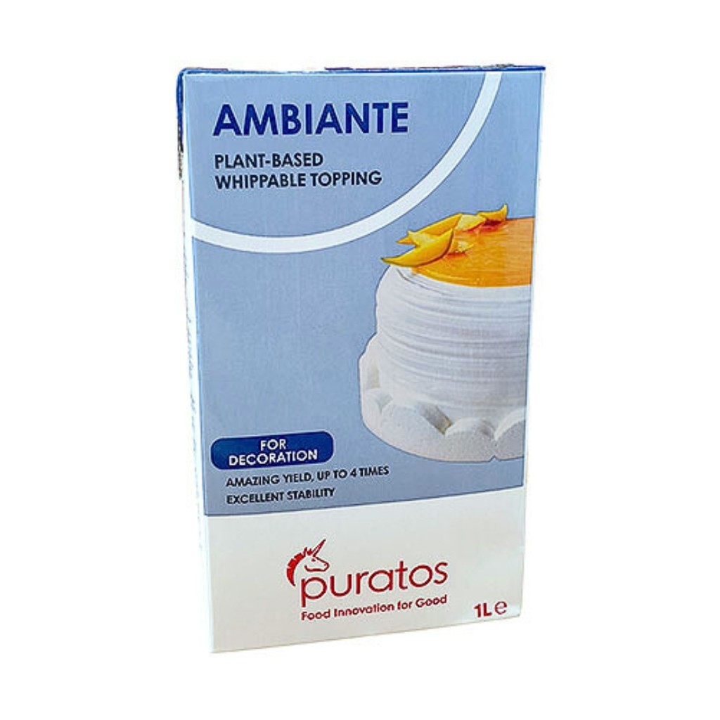 Jual Puratos Ambiante Whip Cream Non Dairy 1 Liter | Shopee Indonesia