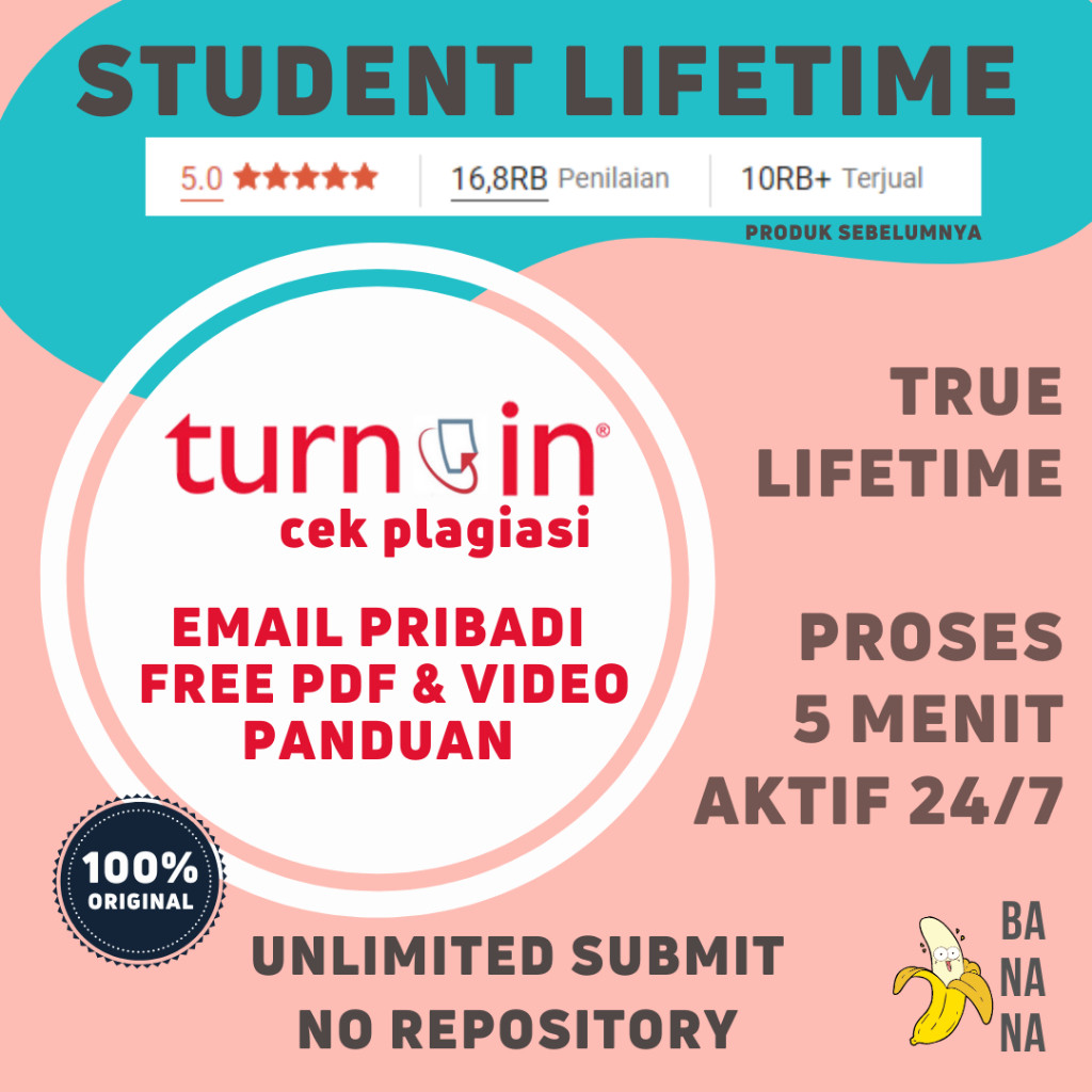Jual Turnitin No Repository Software Cek Plagiasi Unlimited Bonus ...