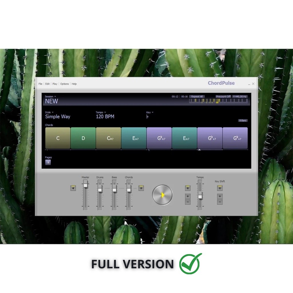 Jual ChordPulse v2 Software Choose a simple chord progression for ...