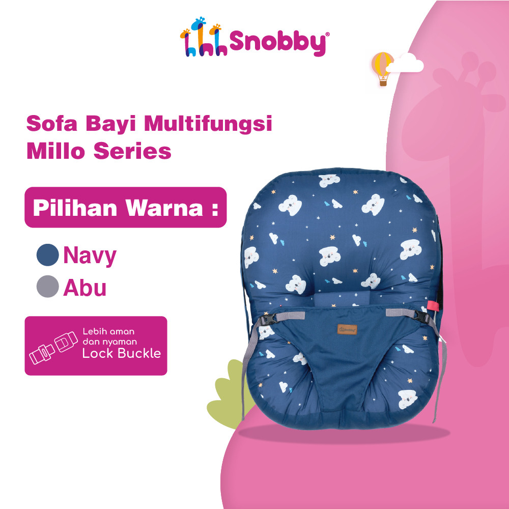 Jual SNOBBY Sofa bayi Multifungsi Millo Series SBB9122 | Shopee Indonesia