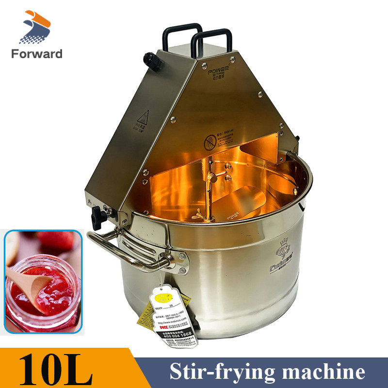 Jual Food Stirrer Pot 10L Stir-fry Machine Food Jam Sauce Mixing Wok ...
