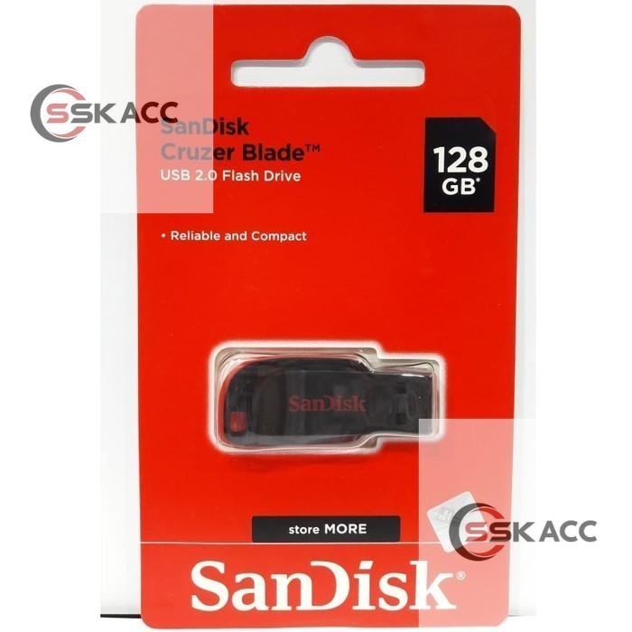 Jual Sandisk Flash Disk 128GB USB Flash Drive FD Flashdisk 128 GB ...