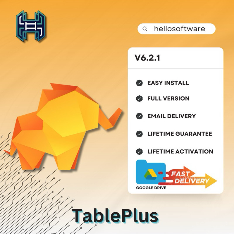 Jual (WIN/MAC) TablePlus 2024 v6.2.1 Full Version (Versi Terbaru ...