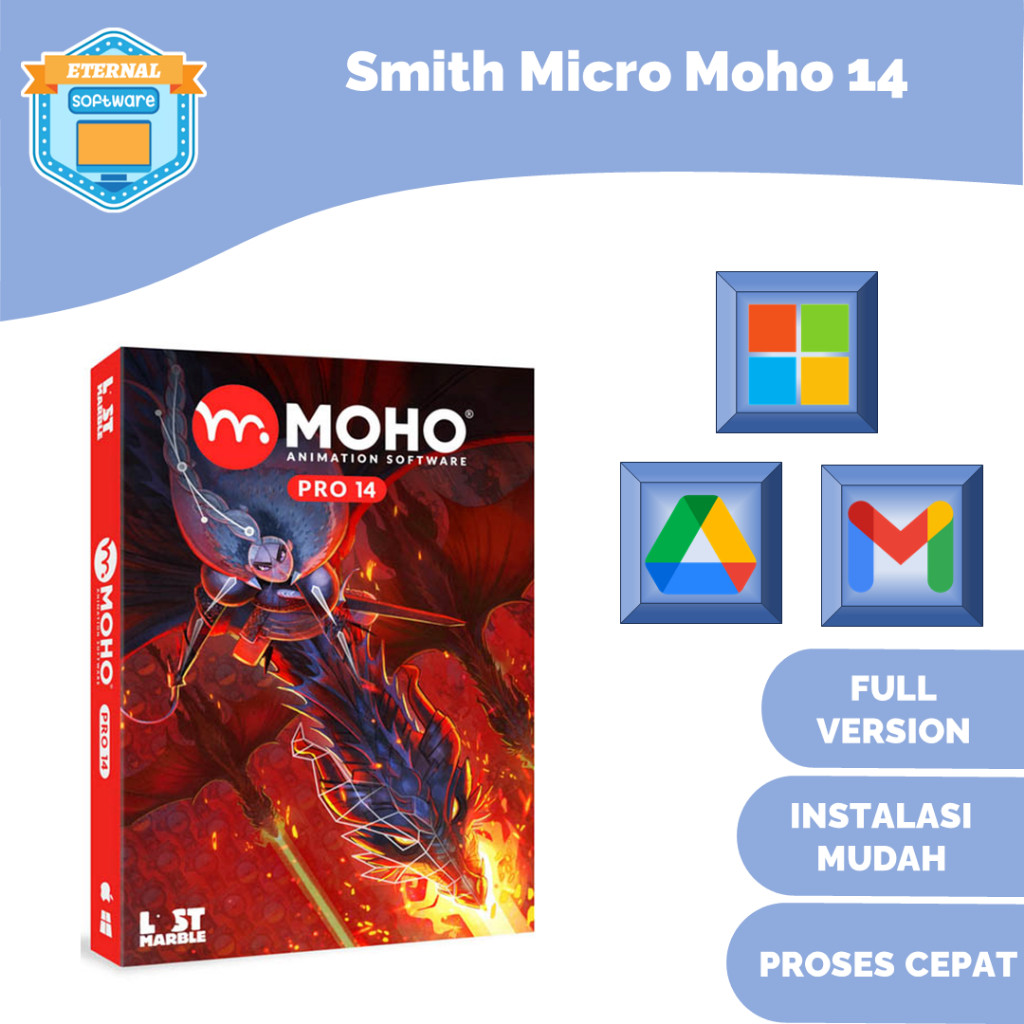 Jual Smith Micro Moho 14 Full Version Aplikasi Windows 3D Animation ...