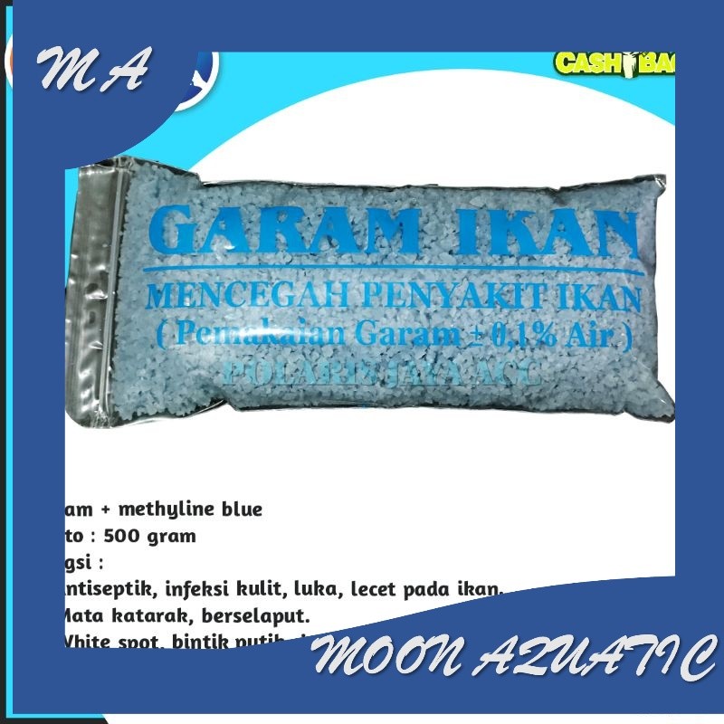 Jual GARAM BIRU BLUE SALT 500 G RAM AQUARIUM 500 GR | Shopee Indonesia
