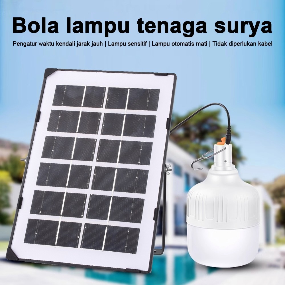 Jual Lampu Bohlam LED Tenaga Surya Emergency Tahan Lama 12 Jam Portable ...