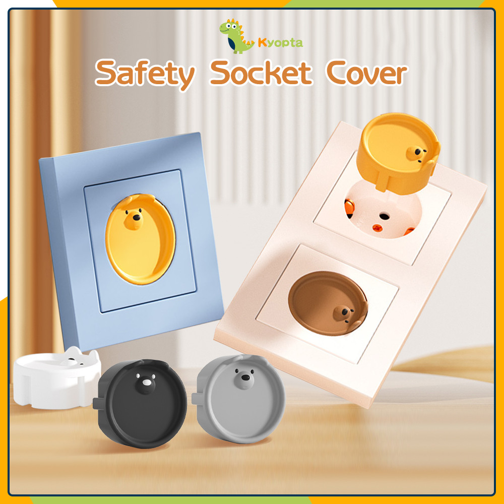 Jual Kyopta Tutup Stop Kontak Listrik Silikon Safety Socket Cover ...