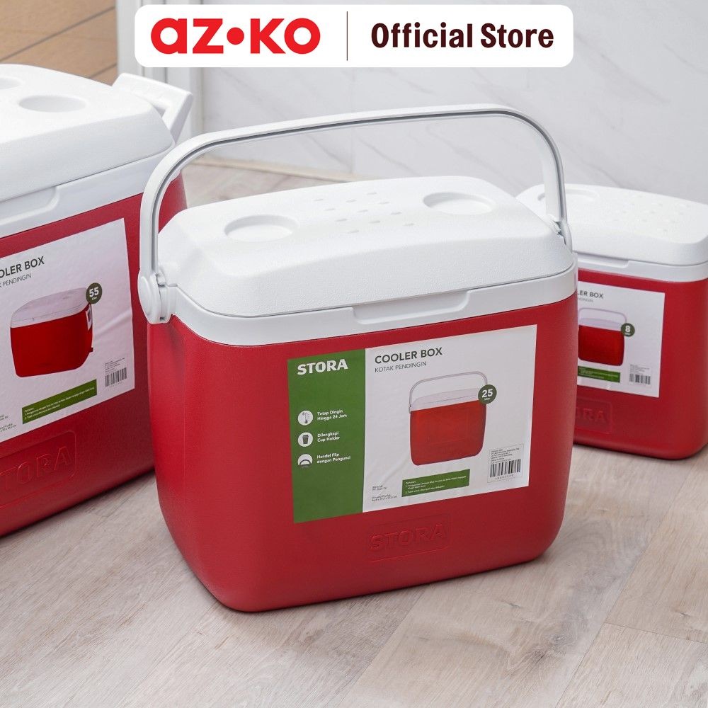 Jual AZKO Stora 25 ltr Flip Box Pendingin Boks Pendingin Tempat Penjaga ...