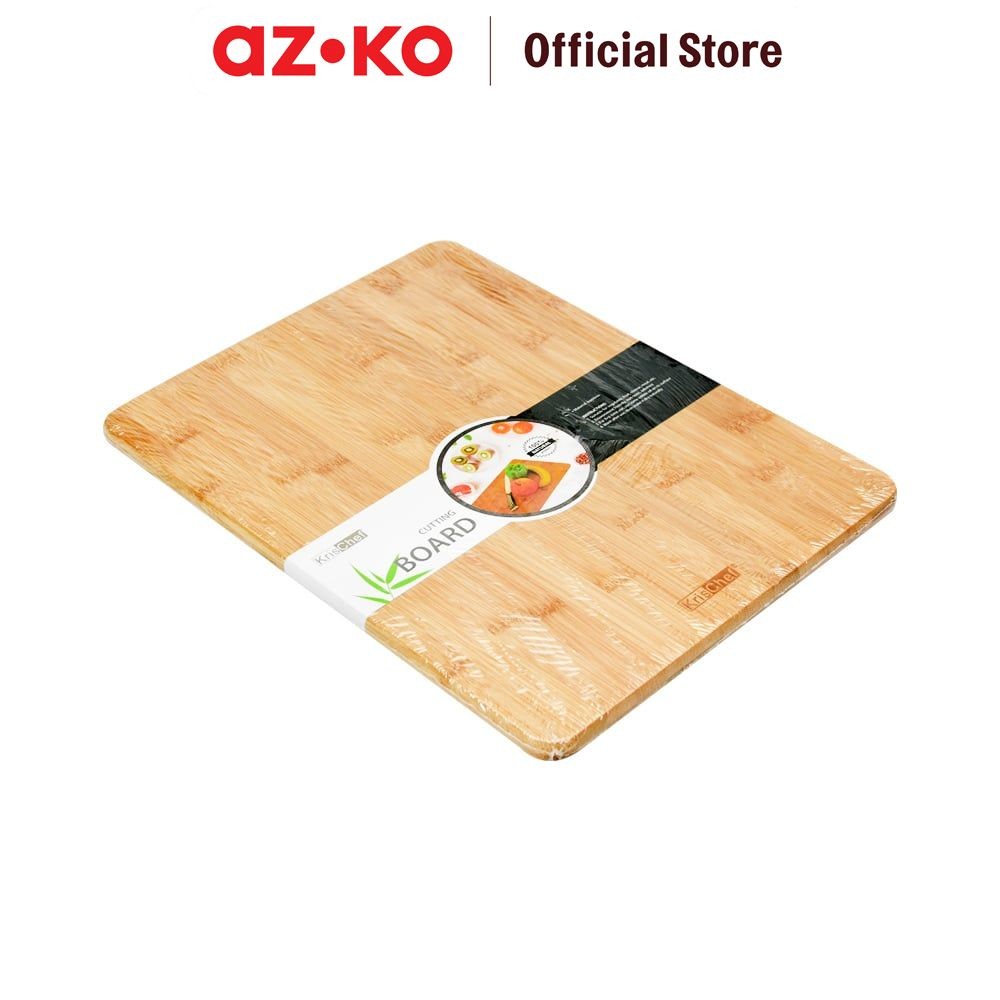Jual AZKO Kris 32x24x1. cm Talenan Bambu Square Papan Pemotong Makanan ...
