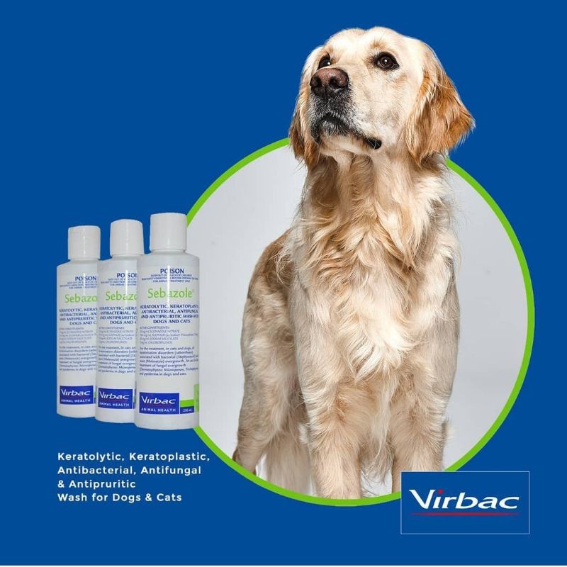 Jual Virbac Sebazole Shampoo Anti Jamur Anjing Kucing | Shopee Indonesia