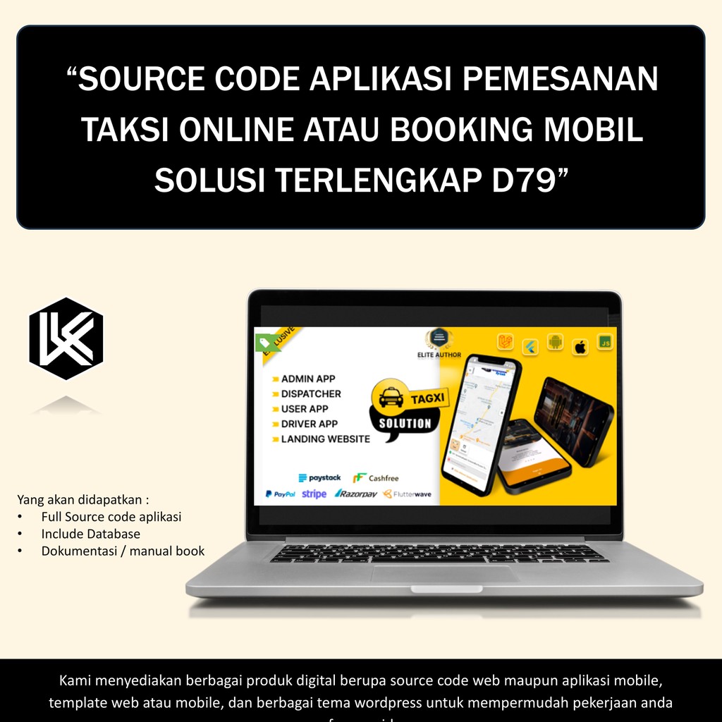 Jual SOURCE CODE APLIKASI PEMESANAN TAKSI ONLINE ATAU BOOKING MOBIL ...