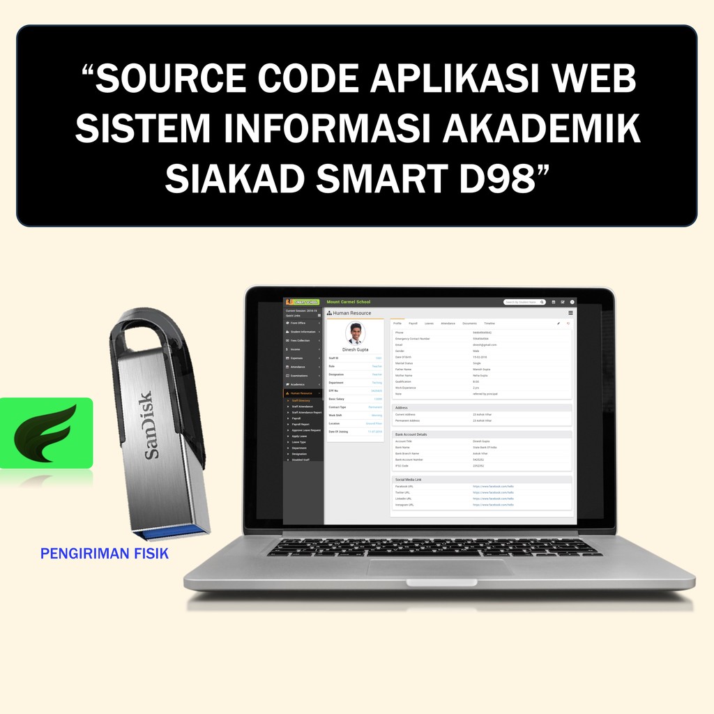 Jual SOURCE CODE APLIKASI WEB SISTEM INFORMASI AKADEMIK SIAKAD SMART D98 | Shopee Indonesia