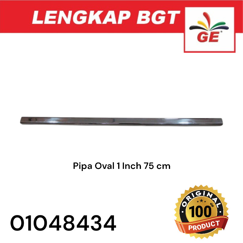 Jual Tiang Pipa Oval 1 Inch - Panjang 75 cm, Stainless Steel - 01048434 ...