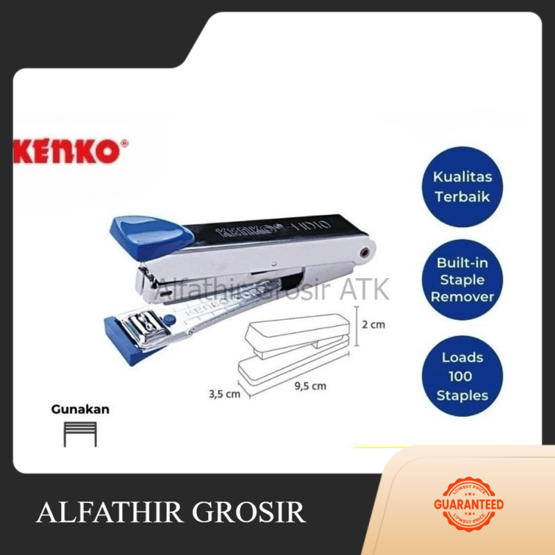 Jual KENKO STAPLES HD-10 - ALAT STAPLER TANGAN- STRAPLER HECTER - 1 PCS ...