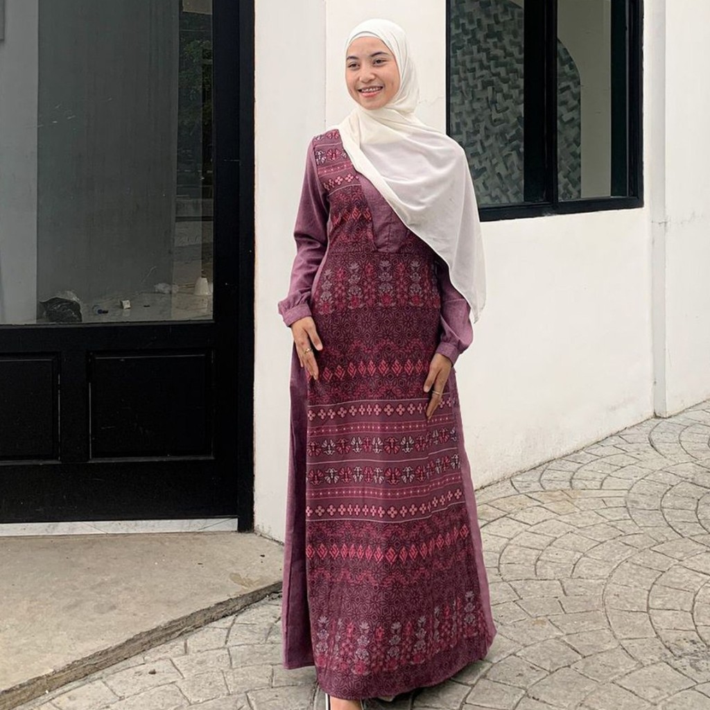 Jual Gamis Remaja Kekinian Korean Style Lebaran Terbaru 2025 Silmi ...