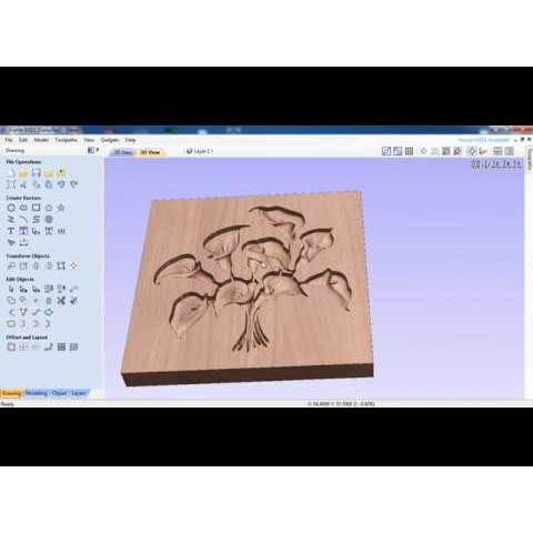 Jual Vectric Aspire 9 Aplikasi Untuk Mendesain Model 2D dan 3D Untuk ...