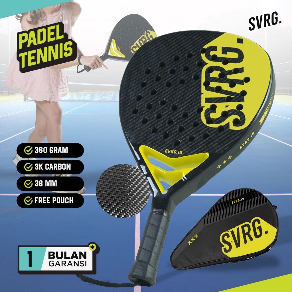 Jual Raket Padel SVRG 1.0 - SVRG - Raket Padel Ringan - Padel Racket ...