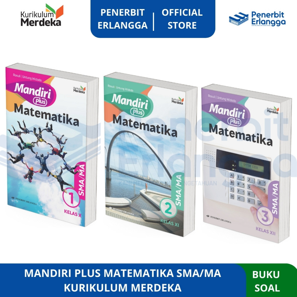 Jual Mandiri Plus Matematika Sma/Ma Kelas 10 11 12 Kurikulum Merdeka - Erlangga | Shopee Indonesia