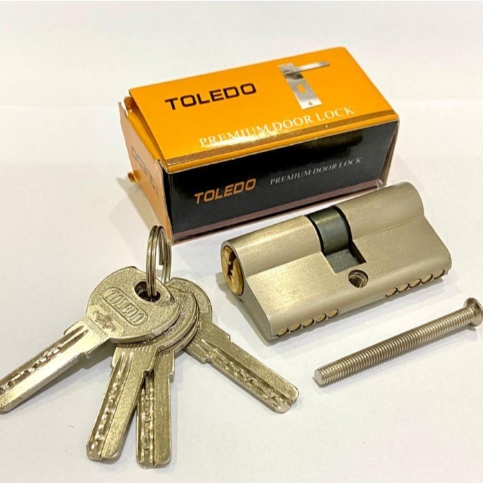 Jual Silinder Pintu 60 mm TOLEDO Kecil Besar/Kunci silinder besar Toledo/Silinder kunci Besar ...