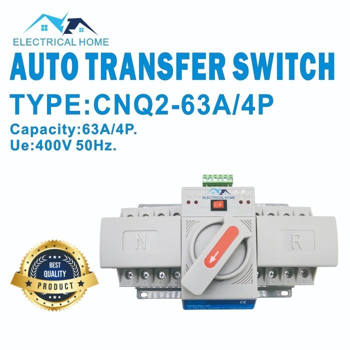 Jual Auto Transfer Switch ATS 4P 63A Auto Otomatis PLN Genset Inverter | Shopee Indonesia