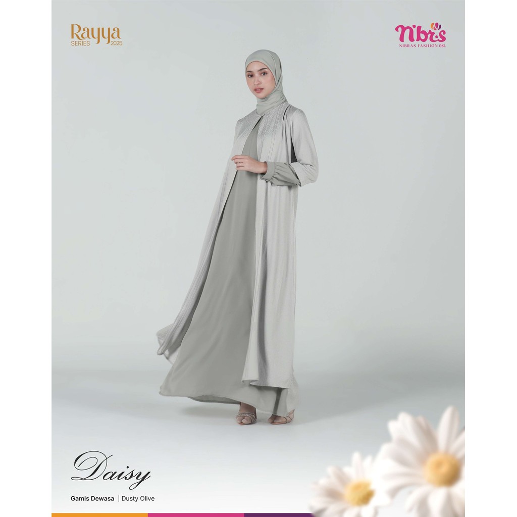 Jual Sarimbit Lebaran Terbaru Daisy Gamis Dewasa Elegan Original By ...