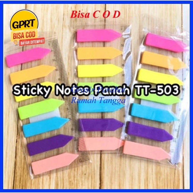 Jual GPRT Sticky Notes Panah 7 Warna TT-503 | Shopee Indonesia