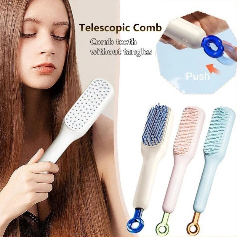 Jual Sisir rambut anti kusut/ Sisir Rambut Teleskopik /Sisir Pijat Anti ...