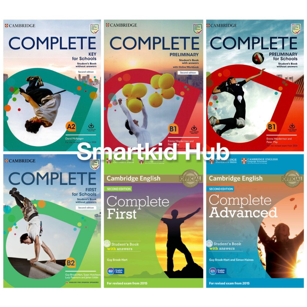 Jual JUAL BUKU Cambridge Complete A2 Key B1 Preliminary B2 First C1 ...