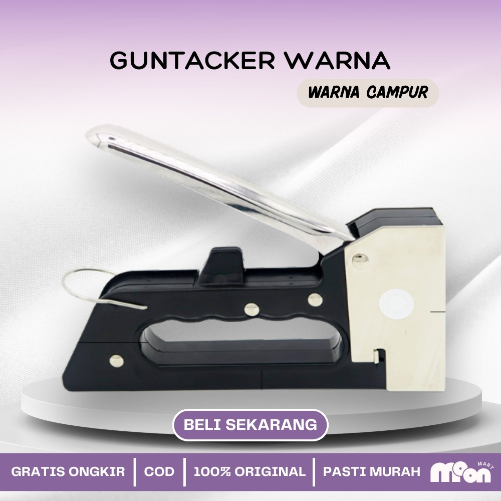Jual Staples Tembak Gun Tacker BOSSCO plastik + Isi atau Refil 13/8 ...