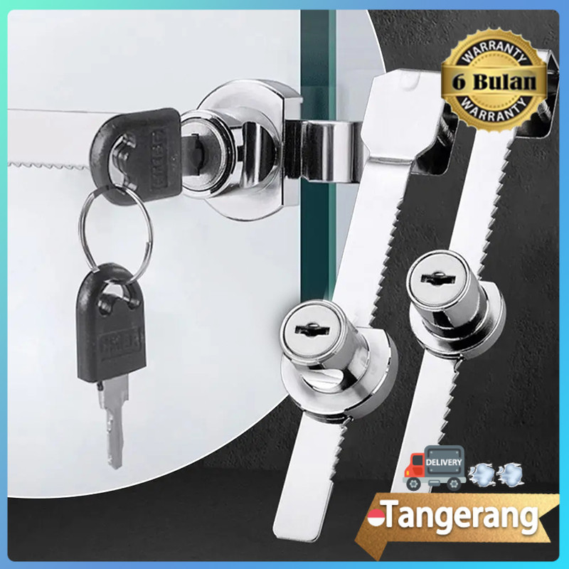 Jual Kunci Pintu Sleding / Kunci Pintu Kaca / Kunci Lemari Sliding / Konci Etalase Kaca Geser ...