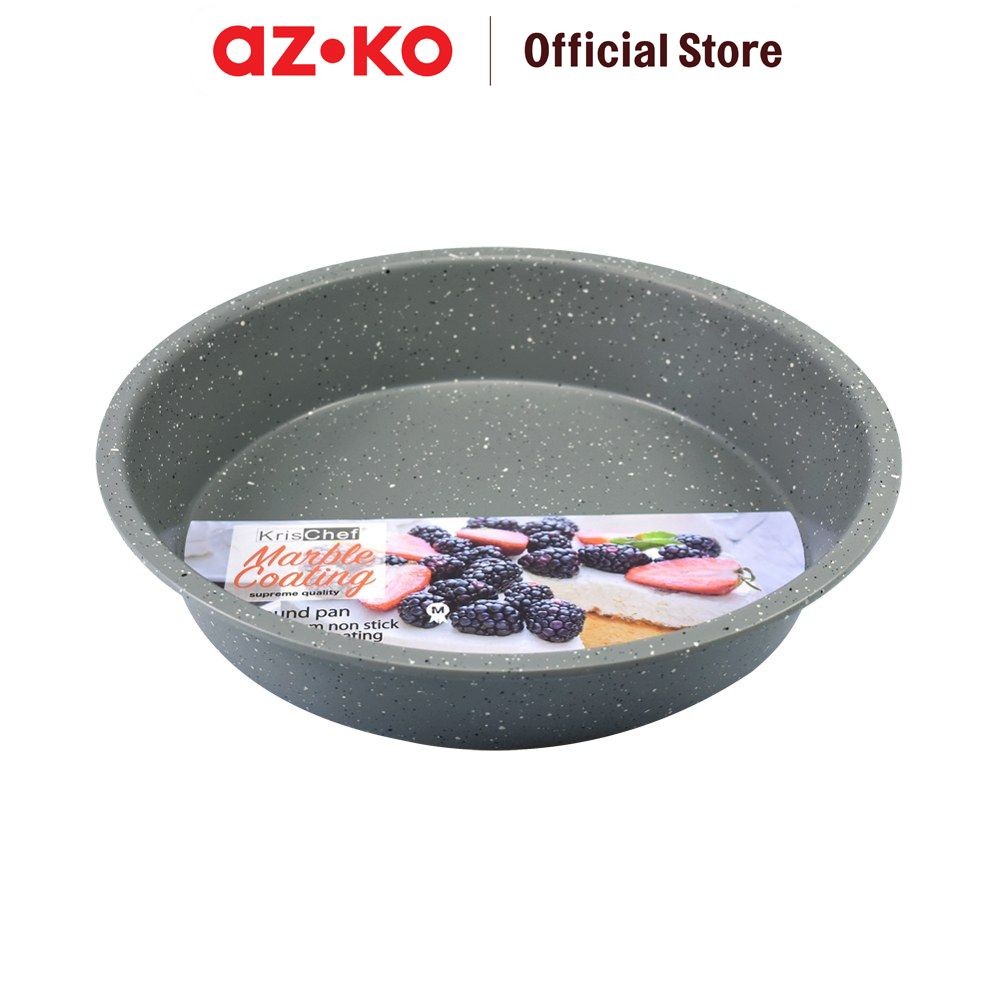 Jual AZKO Kris 24 cm Loyang Kue Round Tray Adonan Wadah Panggang Kue ...