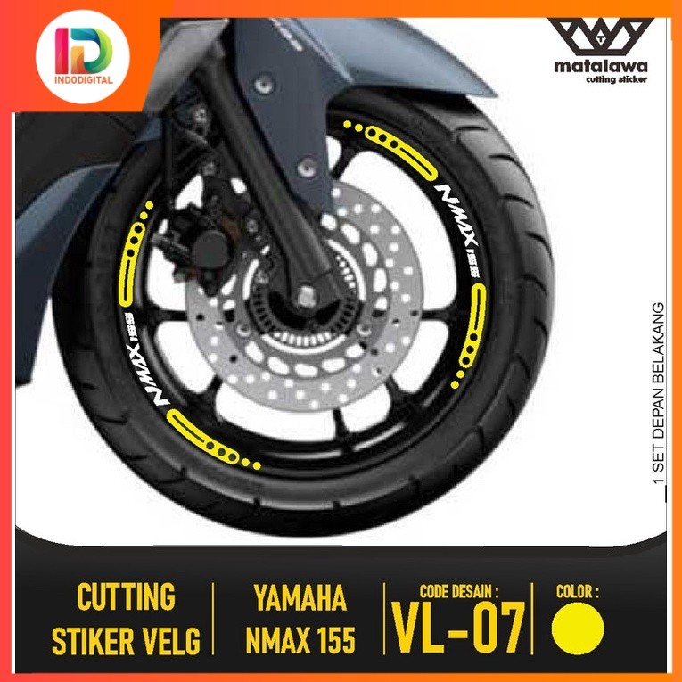 Jual Stiker Velg NMAX 155 New Old Racing Lis List Variasi Custom Set ...