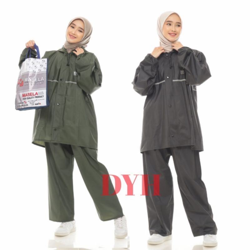 Jual JAS HUJAN PREMIUM SETELAN BAJU CELANA Pria dan Wanita Original Bahan Tebal Lentur dan Anti ...