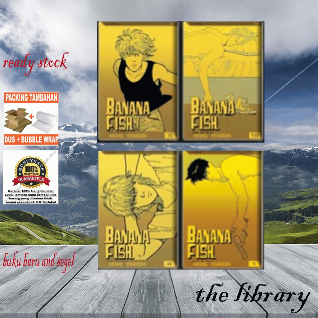 Jual Banana Fish (19 book series) by Akimi Yoshida (English) | Shopee ...