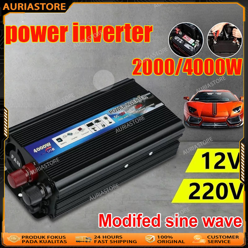 Jual Inverter Gelombang Sinus Murni 220W 500W 1000/2000W Perubah Arus Listrik /Inverter Daya ...
