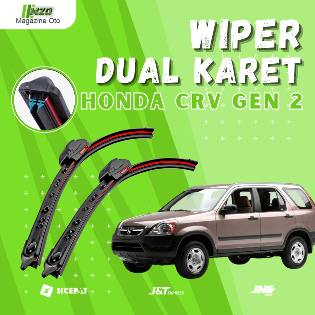 Jual 1 SET (2 BUAH) Wiper Dual Blade - Honda CRV 2002 - 2006 / CR-V Gen ...