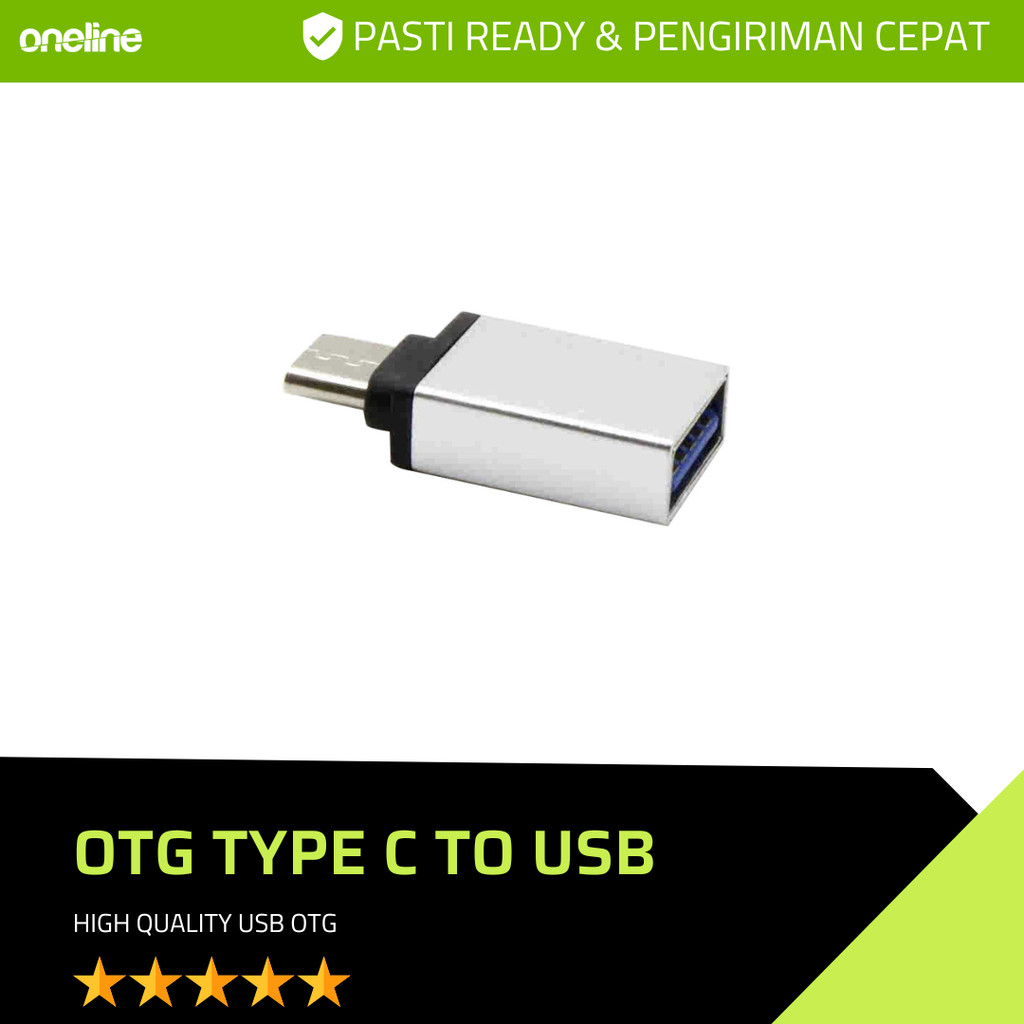 Jual Adapter OTG Type C ke USB - High Quality USB OTG | Shopee Indonesia