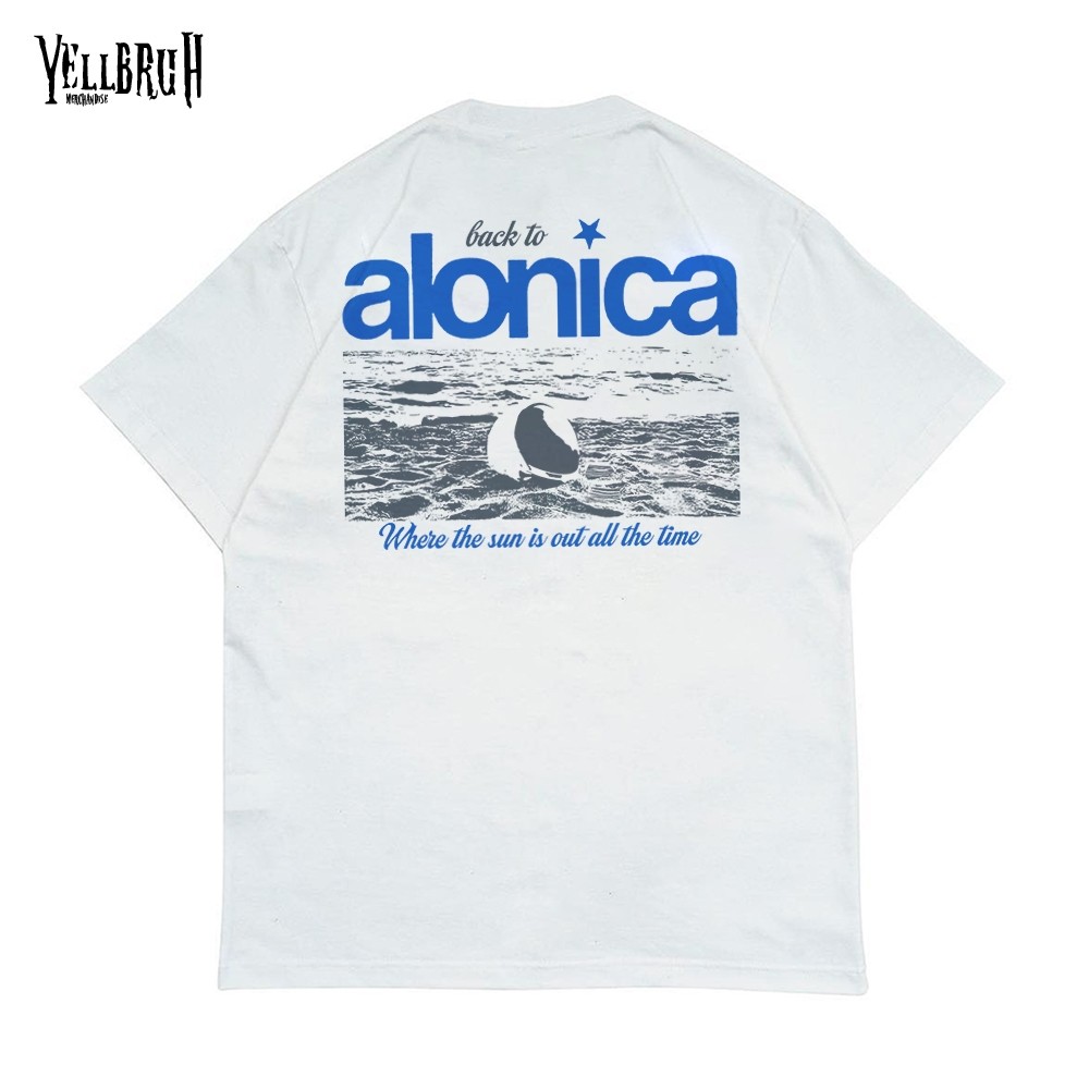 Jual Tshirt Oversize LANY Alonica White | Shopee Indonesia