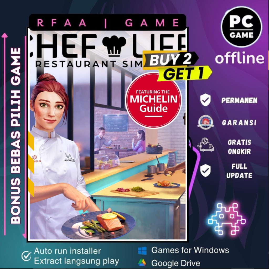 Jual CHEF LIFE A RESTAURANT SIMULATOR | GAME PC - LAPTOP - DL | Shopee ...
