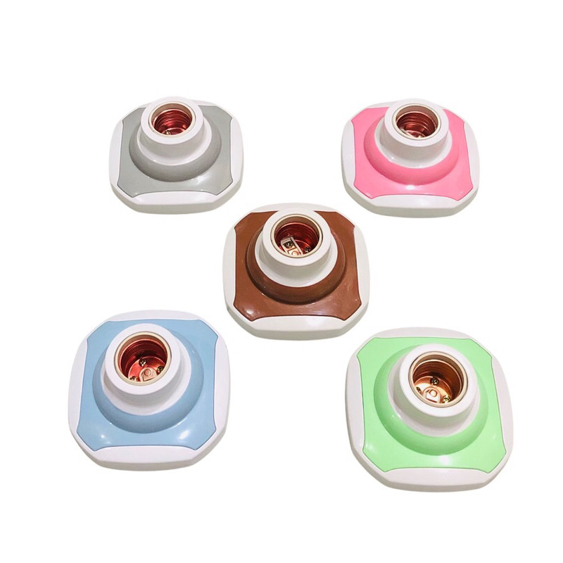 Jual Fitting Plafon Segi 5 Warna Fitting Duduk Fitting Lampu SNI ...