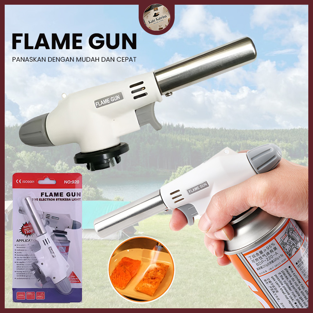 Jual KP Flame Gun Torch Kepala Gas Kaleng Tabung Portable Las Api Pemantik | Shopee Indonesia