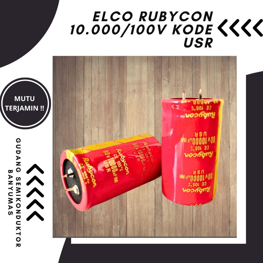 Jual ELKO 10000UF 80V RUBYCON MERAH ORIGINAL JAPAN | Shopee Indonesia