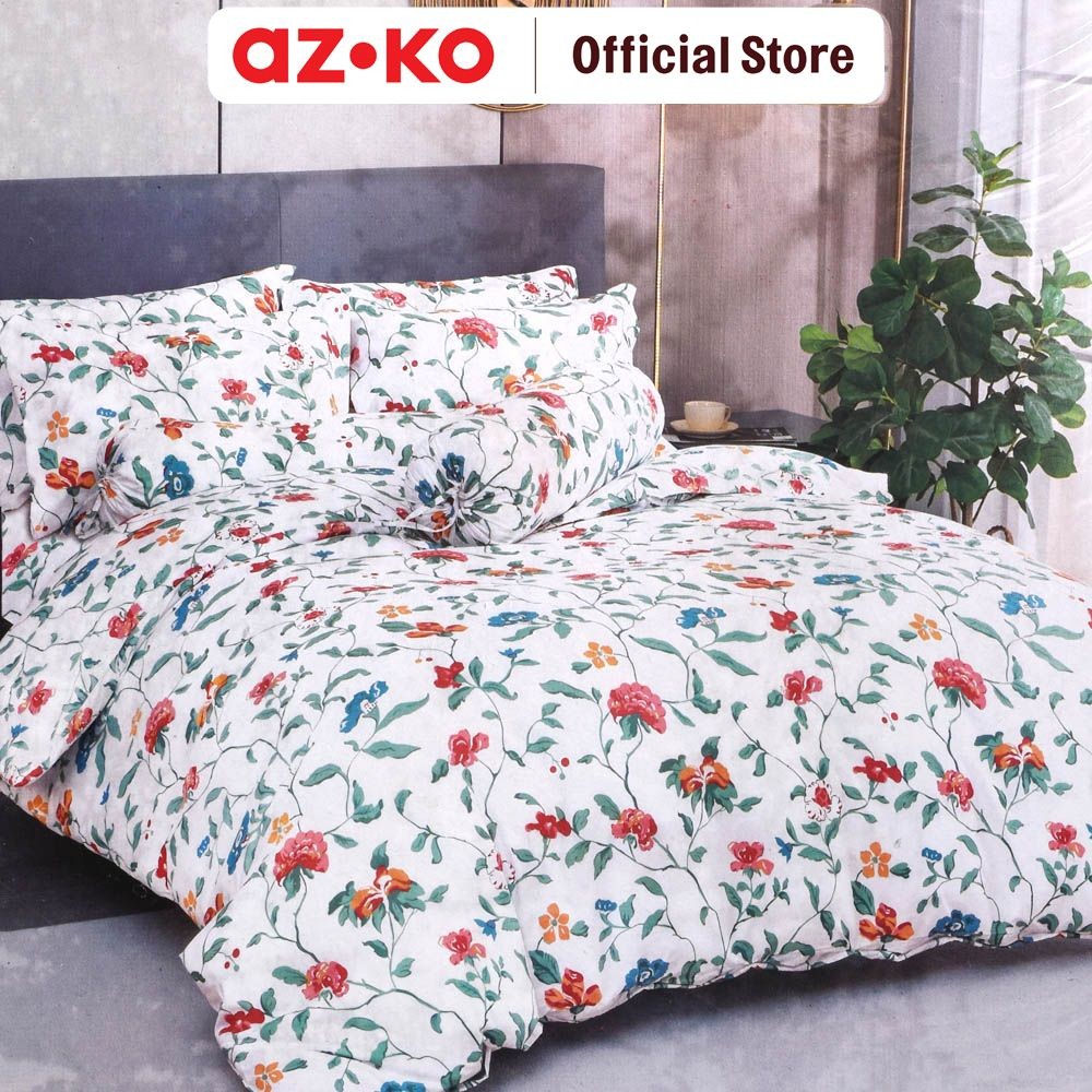 Jual AZKO Sleeplite 180x200 cm Set 5 Pcs Seprai King Polyester Evelyn ...
